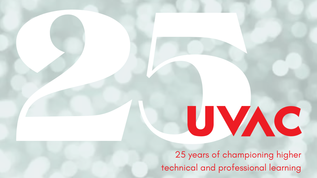 Celebrating 25 years of championing higher level vocational learning ...