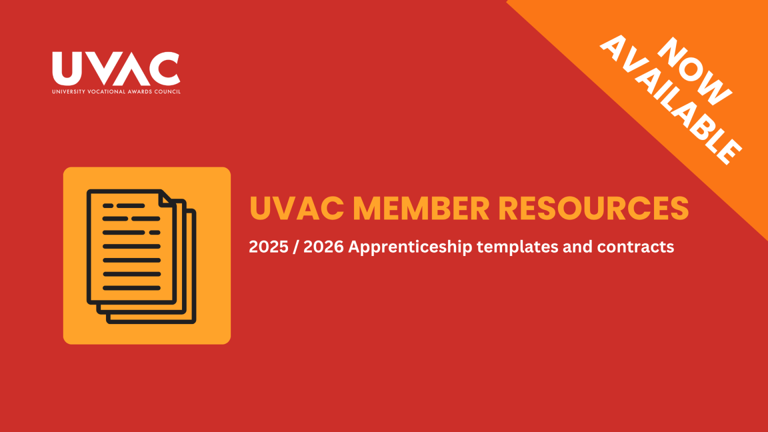 2025 / 2026 Apprenticeship templates and contracts | UVAC