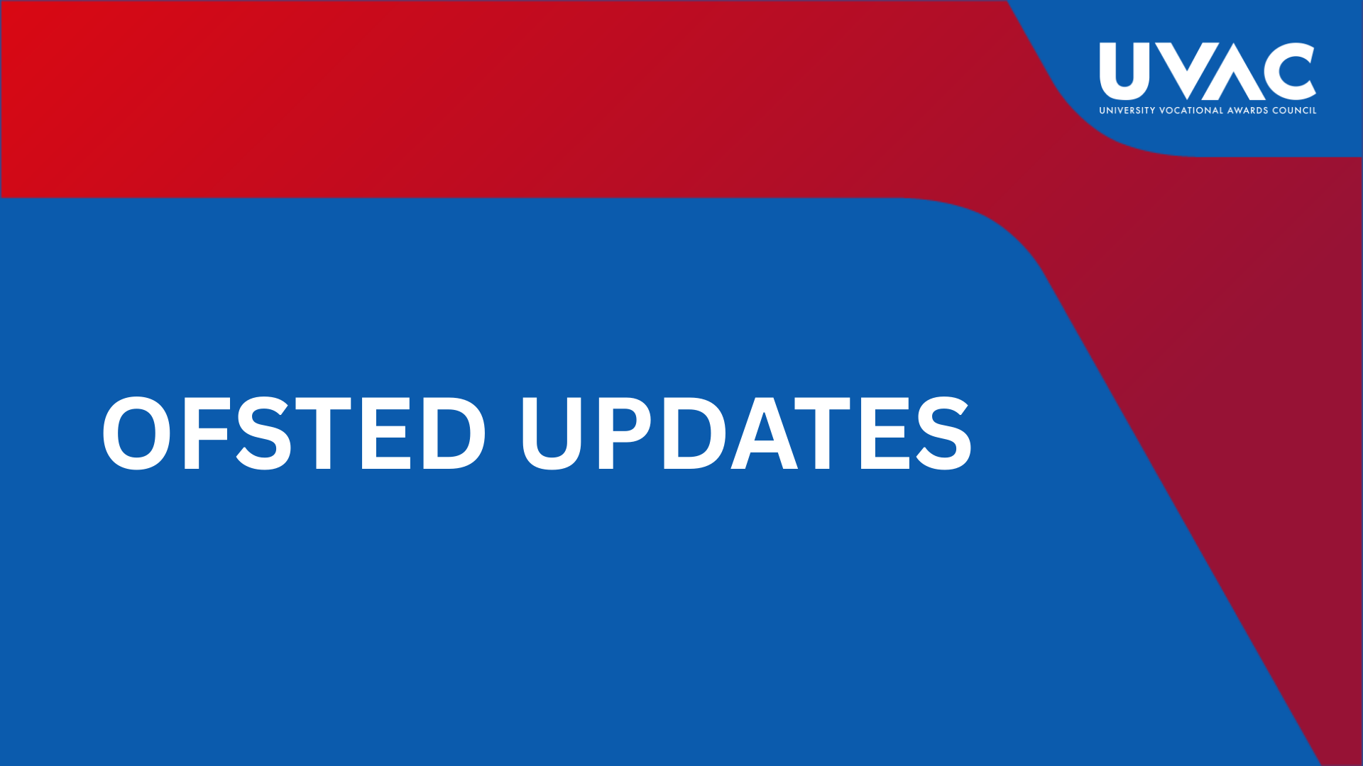 Ofsted Updates 2026 | UVAC